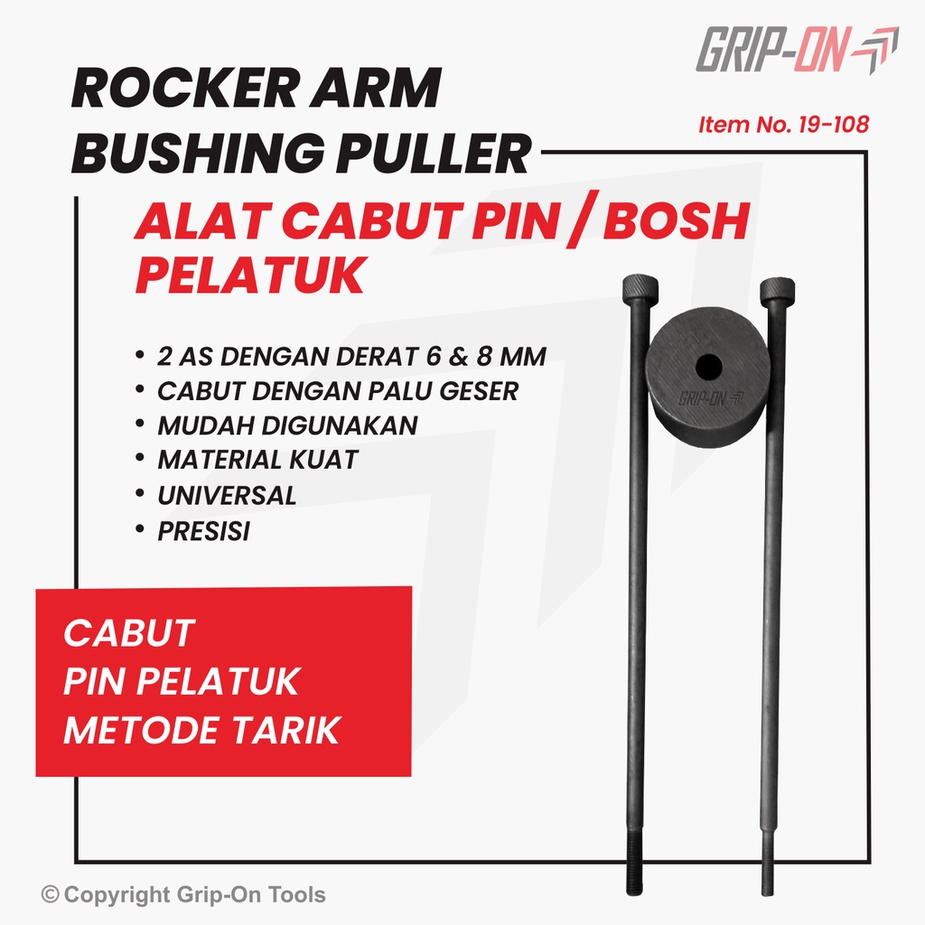 Jual Grip-On Rocker Arm Bushing Puller Alat Cabut Pin Klep / Bosh ...