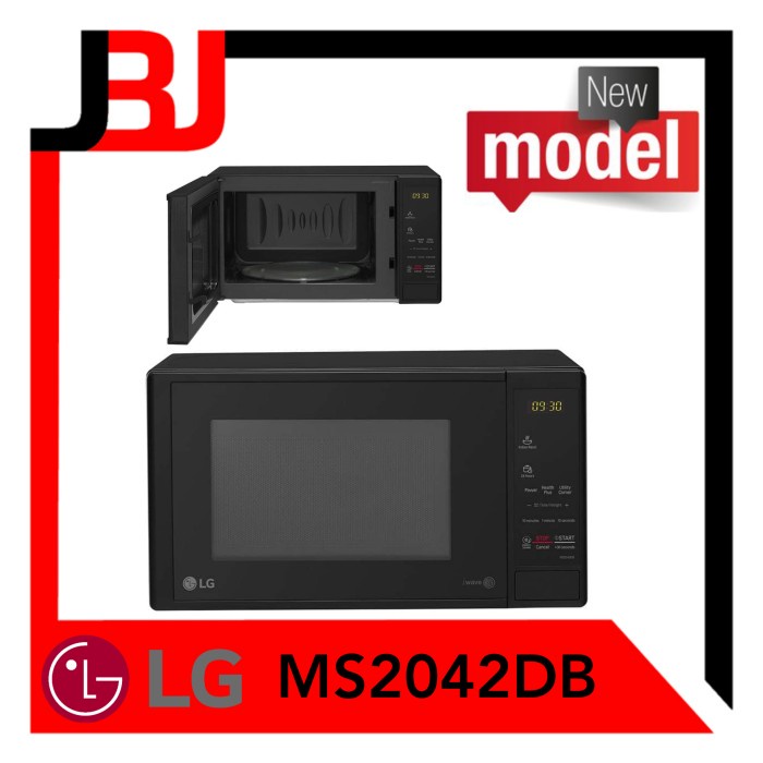 Jual Microwave Lg Microwave Oven 20L Ms2042Db Microwave Lg Low Watt Ms2042 Hitam | Shopee Indonesia