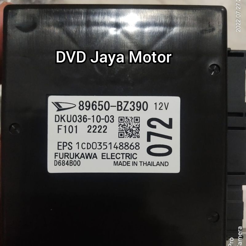 Jual Ecu Eps Power Steering All New Avanza Veloz Xenia 2022 89650-BZ390 ...