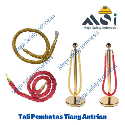 Jual Tali Pembatas Tiang Antrian Twisted | Shopee Indonesia