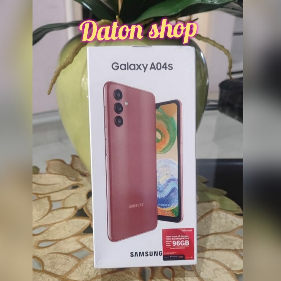 Jual SAMSUNG GALAXY A04S 4/128 RAM 4GB ROM 128GB GARANSI RESMI | Shopee ...