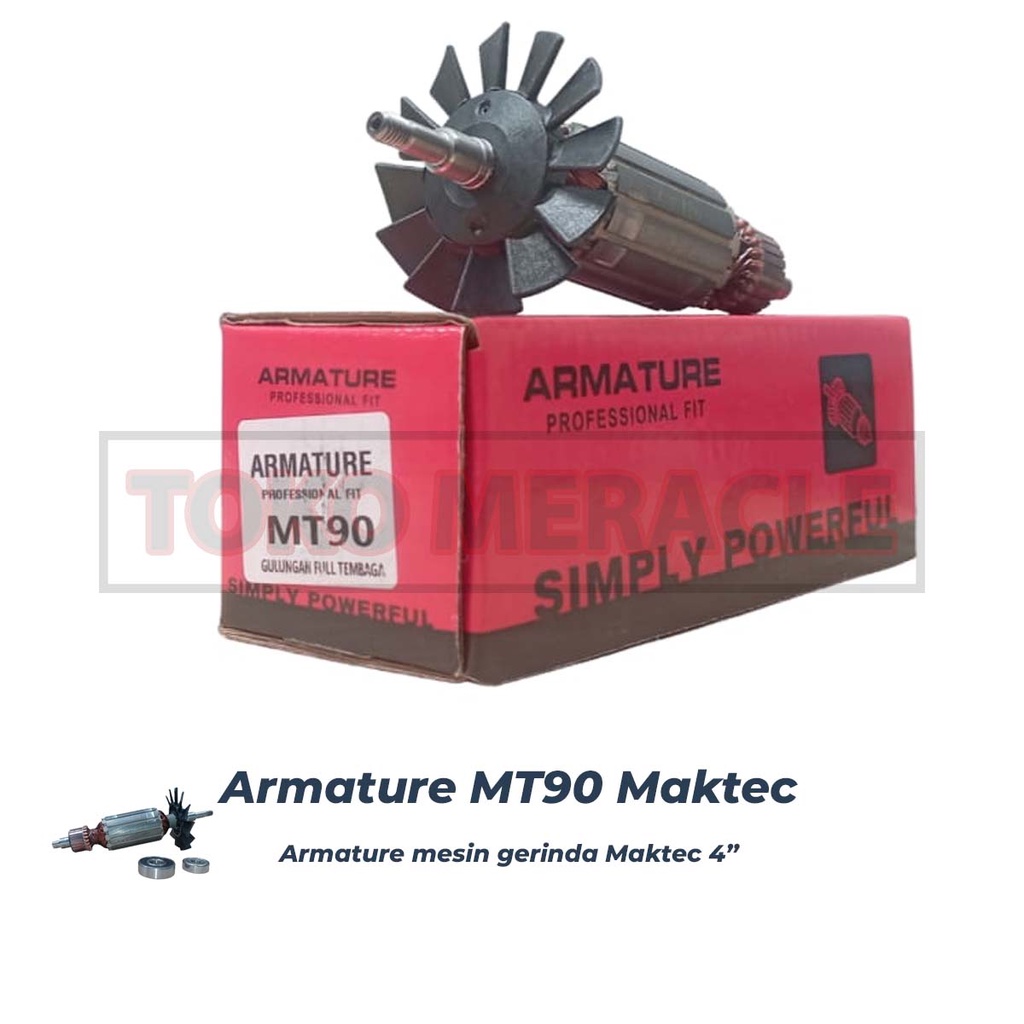 Jual [SIMPLY] Armature MT90 - Angker Rotor Mesin Gerinda Maktec MT-90 4" Simply Powerful ...