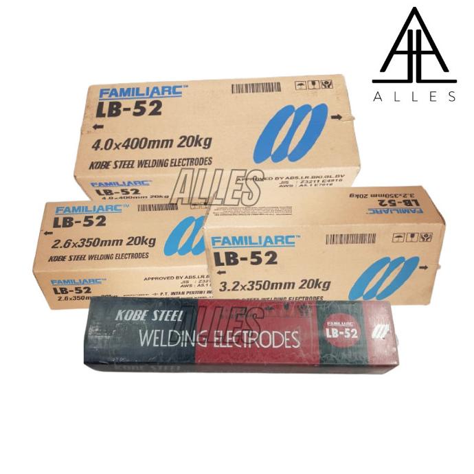 Jual Kawat Las Listrik Kobe Steel LB - 52 / Kawat Las Welding Electrodes | Shopee Indonesia