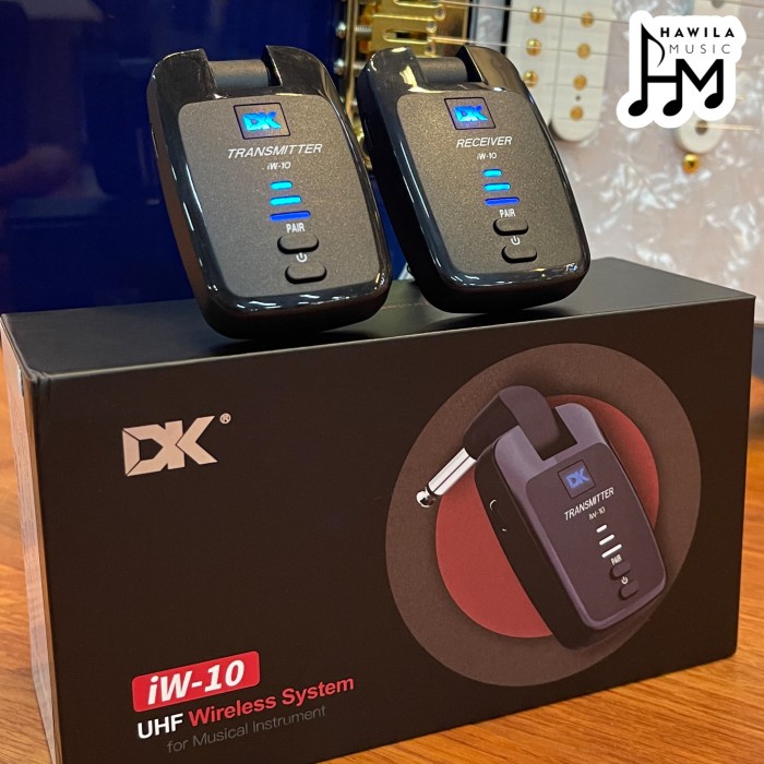Jual DK iw-10 UHF Transmitter instrument wireless jack guitar tanpa ...