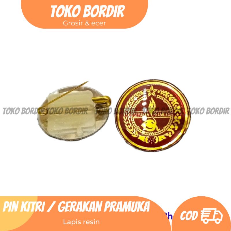 Jual Pin kitri / pin gerakan Pramuka ( lapis resin ) | Shopee Indonesia