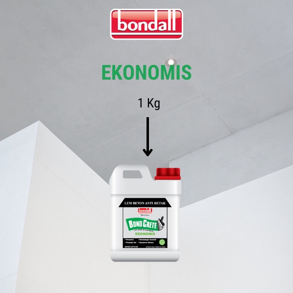 Jual Bondall Bondcrete Ekonomis Lem Beton dan Sealer 1 Kg | Shopee ...
