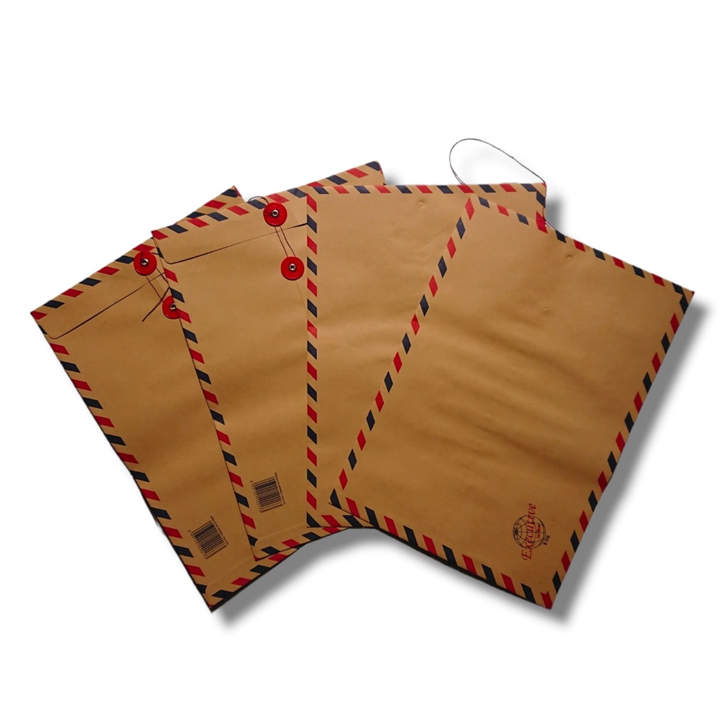 Jual Amplop Coklat Tali / E 310 Executive Airmail Tali map tali (Pack ...
