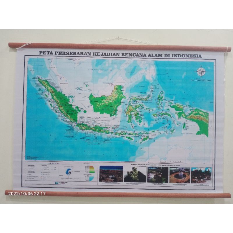 Jual Peta Persebaran Kejadian Bencana Alam Di Indonesia | Shopee Indonesia