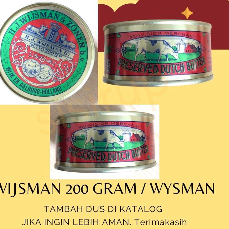 Jual Check Here--200 GR Wijsman 200 gr / Mentega Wysman / Butter Wisman ...