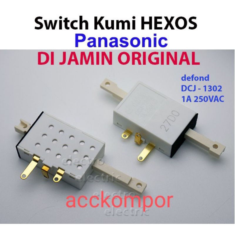 Jual Switch Kumi Hexos Fan KDK dan Panasonic Original Part | Shopee ...