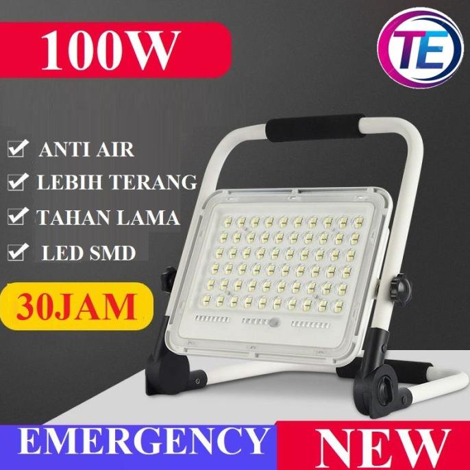 Jual LAMPU SOROT EMERGENCY 100W / EMERGENCY PORTABLE / LAMPU ...