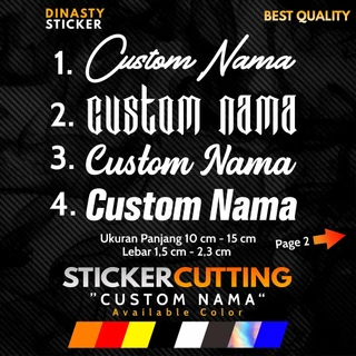 Jual Sticker Nama Terlengkap & Harga Terbaru Oktober 2025 | Shopee ...