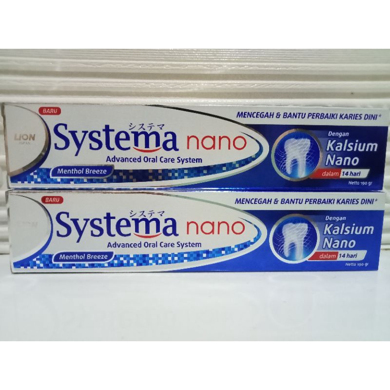 Jual Systema Pasta Gigi Nano 190gr | Shopee Indonesia