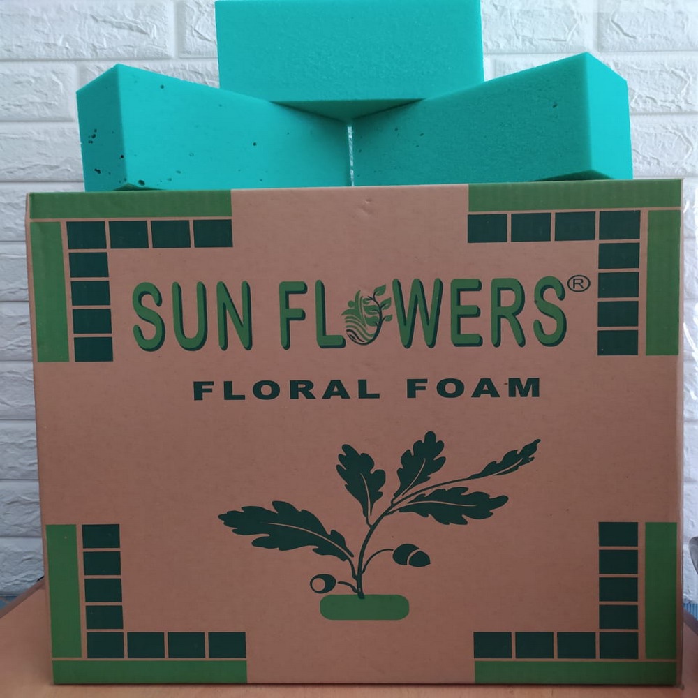 Jual Floral Foam Kering/Busa/Gabus Bunga Plastik/DUS/24 pcs | Shopee ...