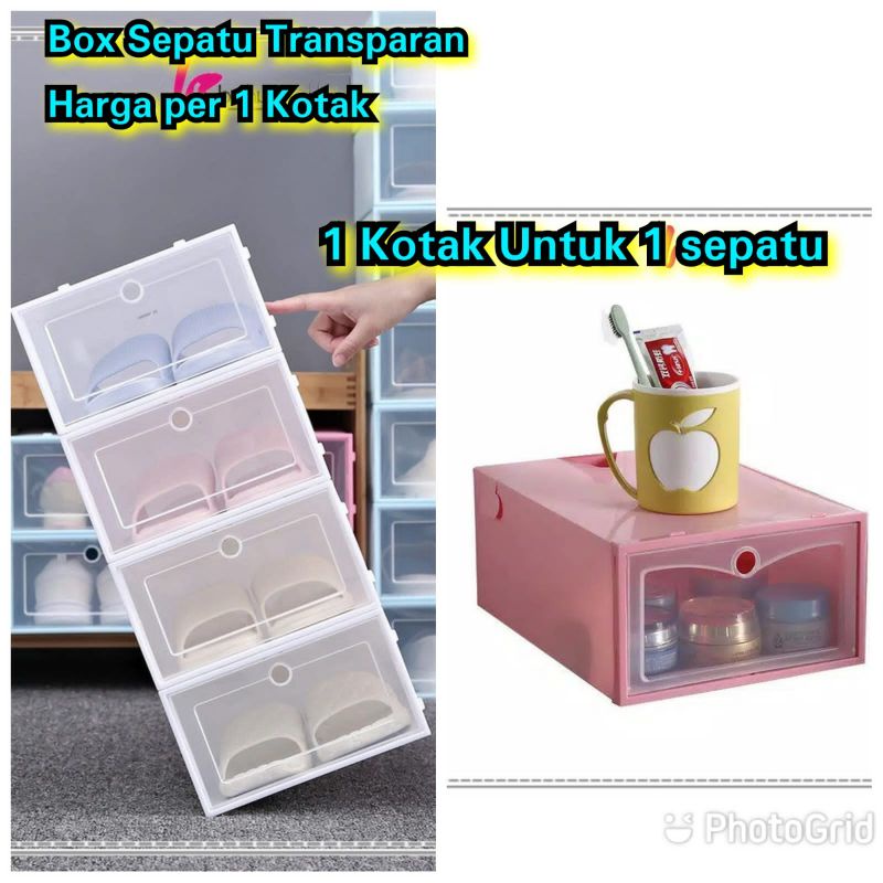 Jual Box sepatu Kotak Universal Rek Sepatu Kotak Pelindung sepatu dari ...