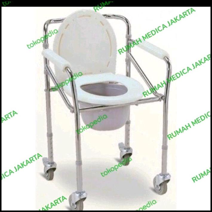 Jual Dijual Kursi Bab Pakai Roda Commode Chair Sella Ky 894 Kursi Buang ...