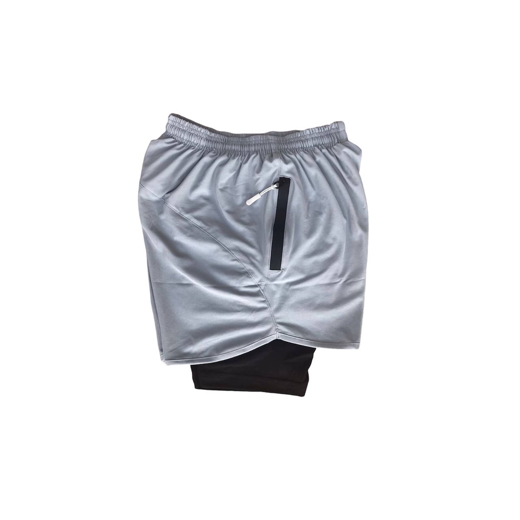 Jual Celana Pendek Legging Compression Short Pants 2in1 Pria Wanita ...