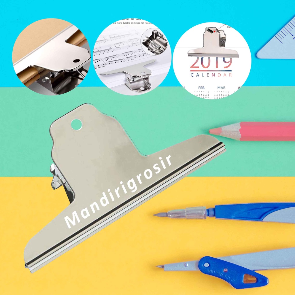 Jual Metal Paper Clips * Joyko 6-145 Penjepit * Bulldog Clips * Capitan ...