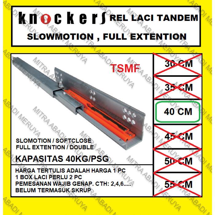 Jual Rel Laci Tandem KNOCKERS TSMF 40 Rel Tandem Full Extension ...