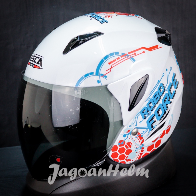 Jual ASCA HELM ANAK | CARTOON ROBO FORCE #2 | MODEL GM FIGHTER KIDS ...