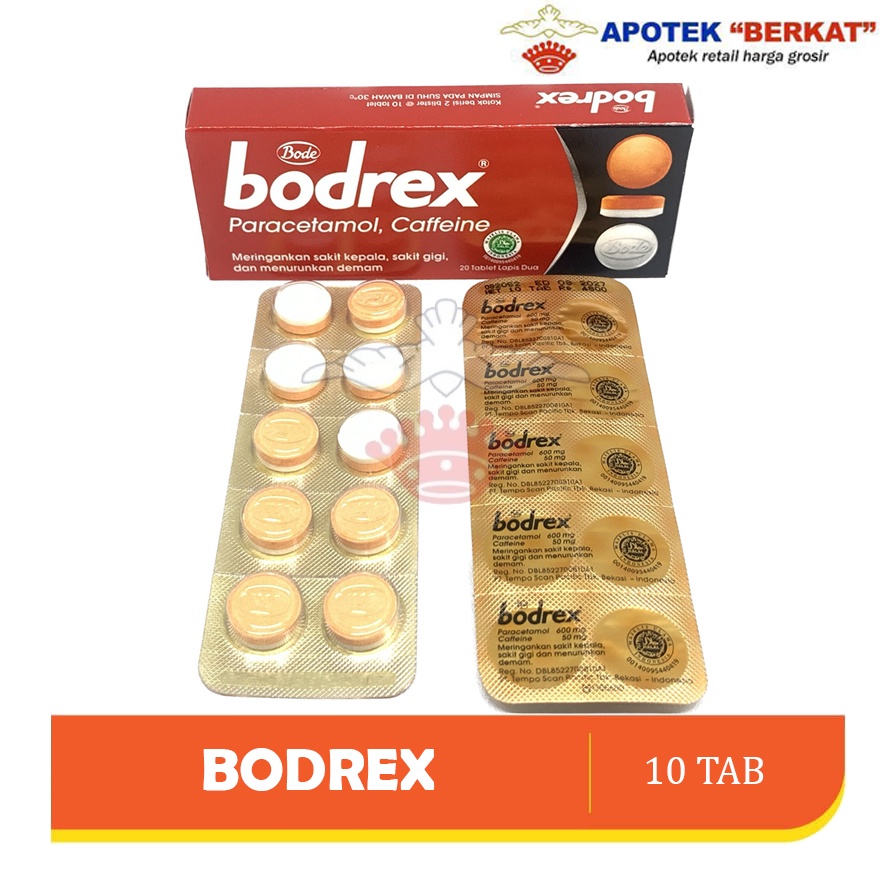 Jual BODREX TABLET 1 BOX ISI 20`S / SAKIT KEPALA | Shopee Indonesia