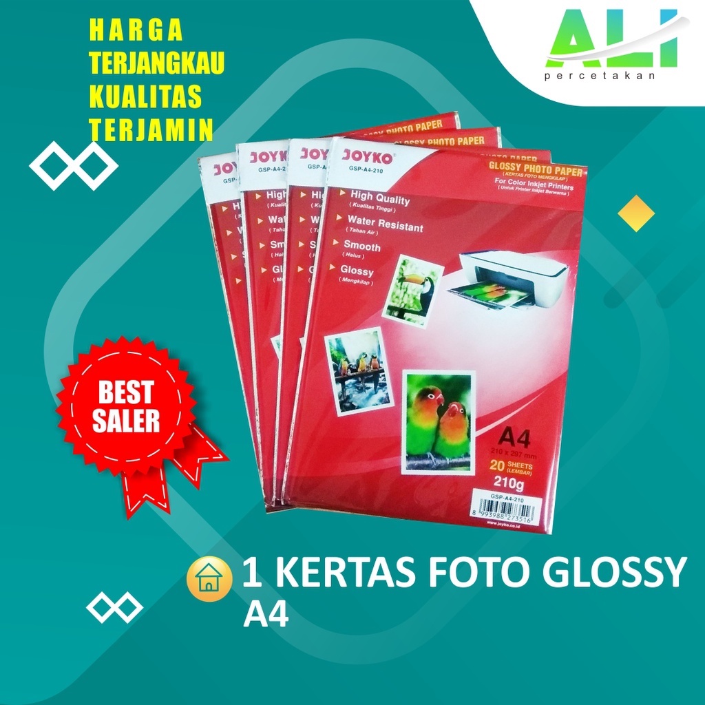 Jual Kertas Photo Joyko Glossy Paper A4 230gsm | Shopee Indonesia