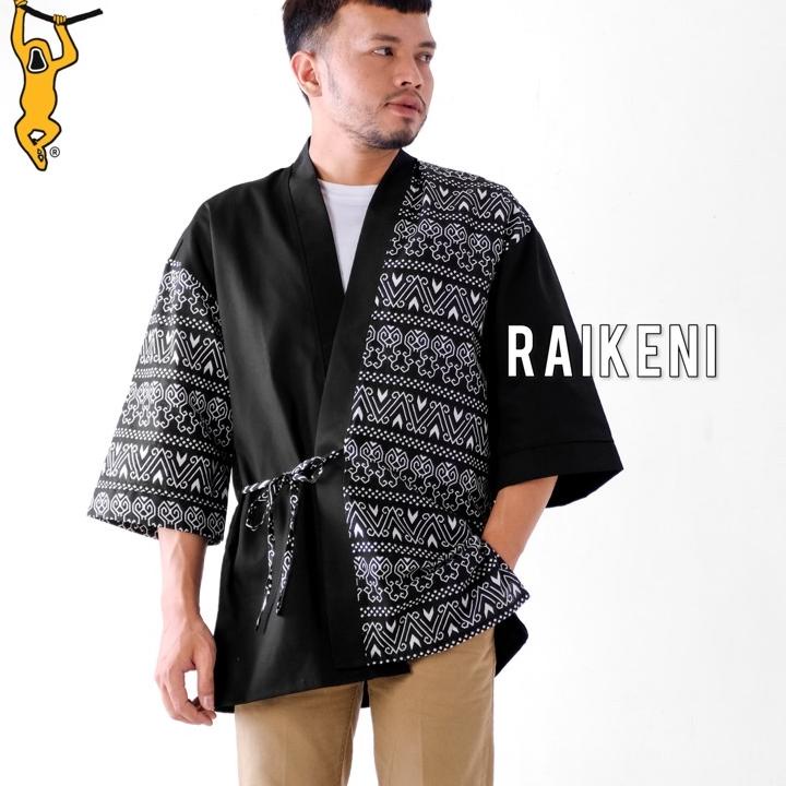 Jual [KODE 6DJMJ] RAIKENI Kimono KANKI | Kimono Outer Batik | Kimono ...