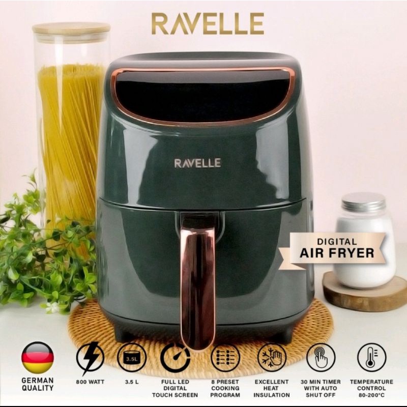 Jual RAVELLE air fryer digital low Watt 3.5 Liter - RAF 350 - germany ...