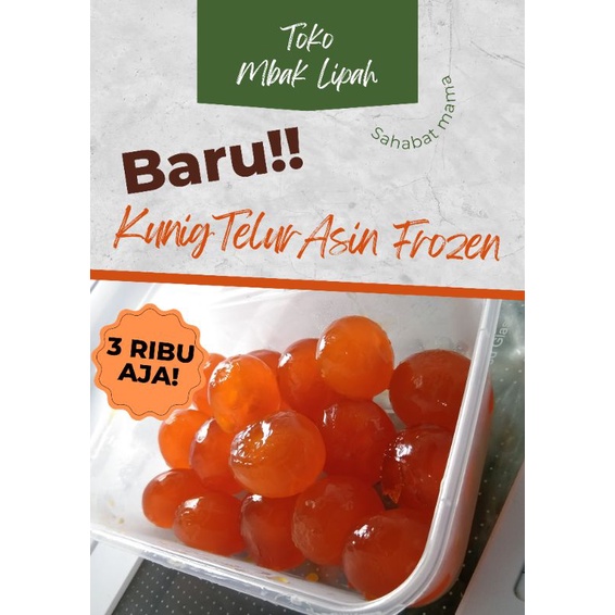 Jual KUNING TELUR ASIN FROZEN SEGAR ISI 10 / YOLK EGG /MENTAH/ ASLI ...