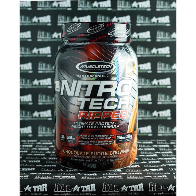 Jual Muscletech NitroTech Ripped 2 lbs Whey Protein Isolate | Shopee ...