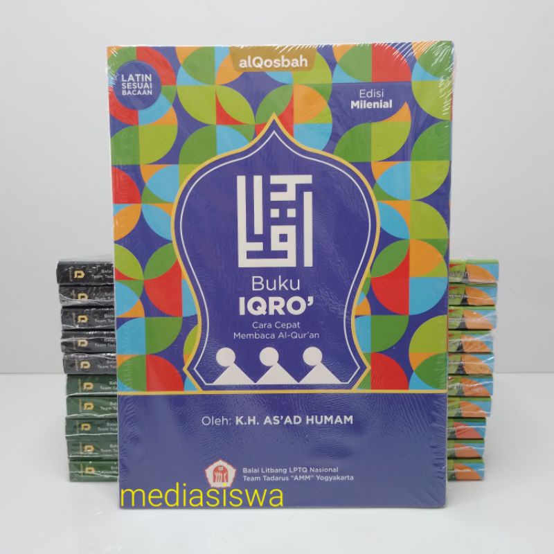 Jual Buku Iqro Edisi Milenial Iqro Lengkap 1-6 Warna Full Color ...