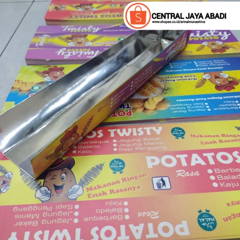 Jual 100 LEMBAR KERTAS KENTANG ULIR BAHAN IVORY FOIL, KOTAK KENTANG ...