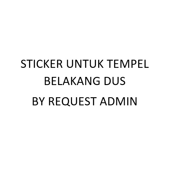 Jual LABEL ATAU STICKER UNTUK TEMPEL DI BELAKANG DUS | Shopee Indonesia