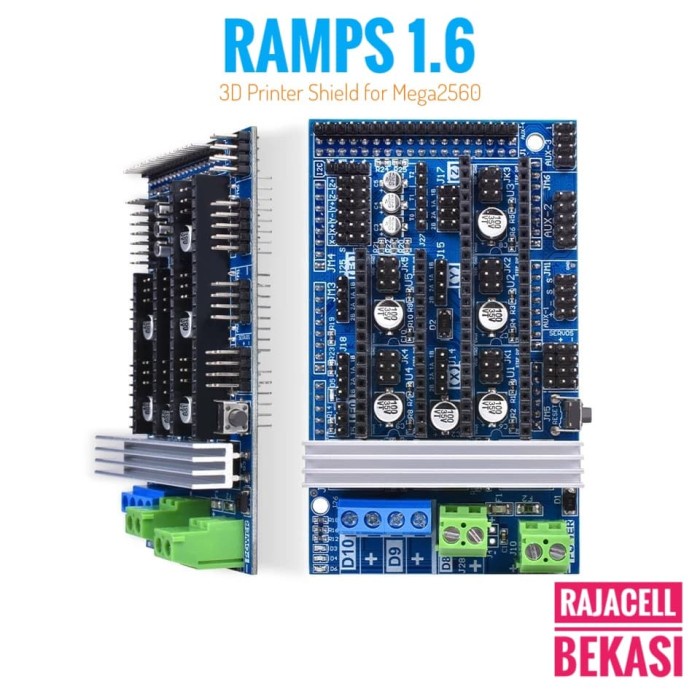 Jual RAMPS 1.6 3D Printer Shield for Mega2560 Upgrade Ramps 1.4 ...