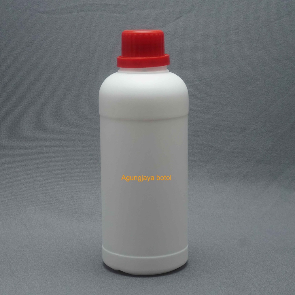 Jual Botol BL Bulat 500 Ml Dof Hdpe Neck 30 Set Spl/Botol Pupuk Kosong ...
