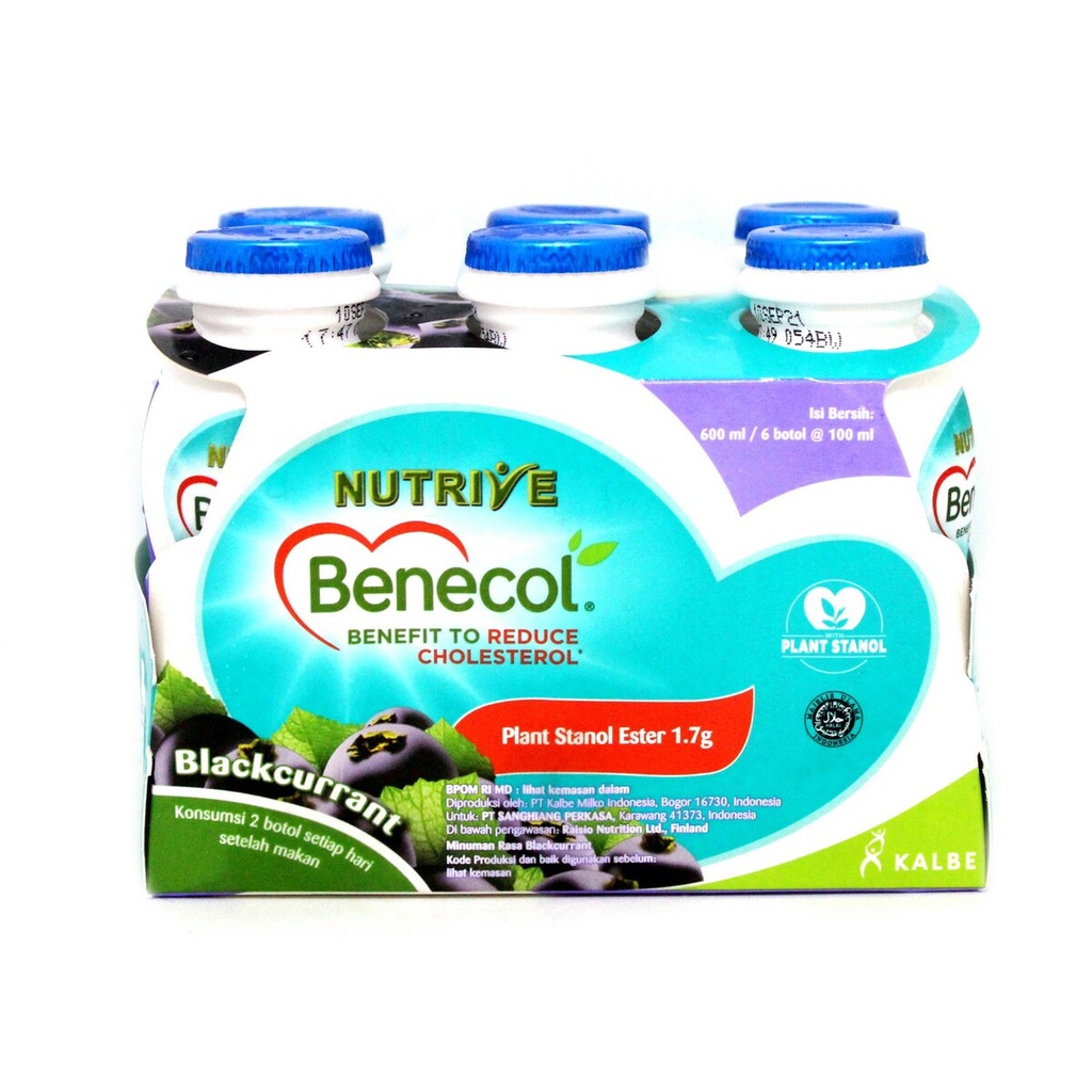 Jual NUTRIVE BENECOL 6x100ml - Minuman Penurun Kolestrol - Mencegah Jantung Koroner - Strawberry ...