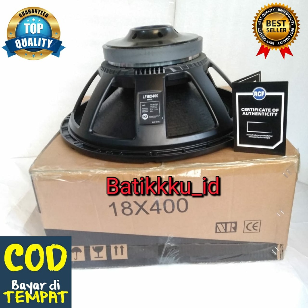 Jual Speaker Komponen RCF LF18X400 LF18 X400 LF 18 X 400 18 INCH DAUN ...