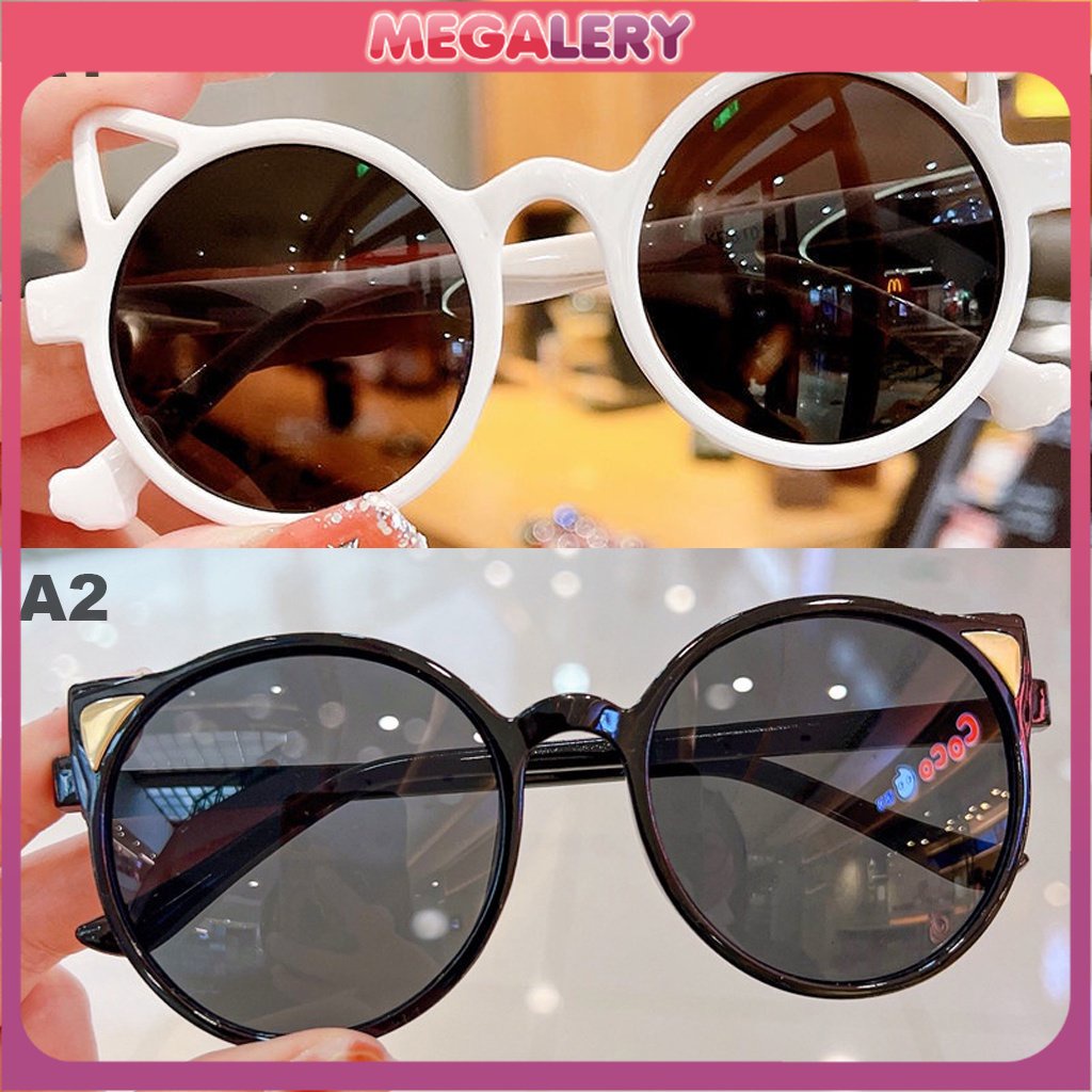 Jual Kacamata hitam telinga kucing anti ultraviolet UV400 cocok untuk anak laki laki dan ...