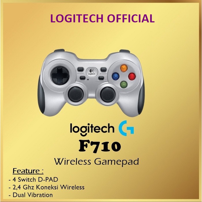 Jual Logitech F710 Stick Game Wireless Joystick Joystik Controller ...
