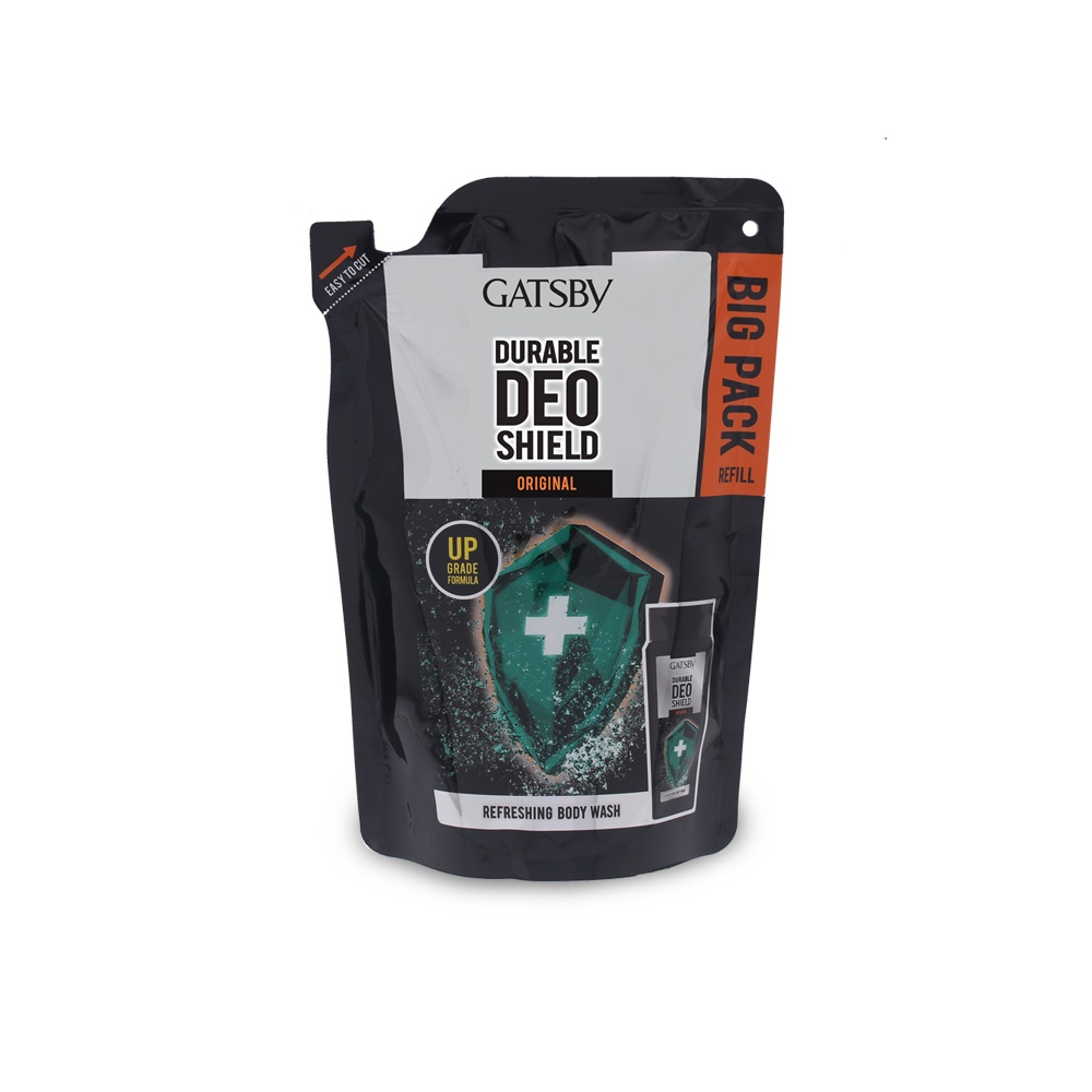 Jual GATSBY Sabun Mandi Durable Deo Shield Refill 450mL | Shopee Indonesia