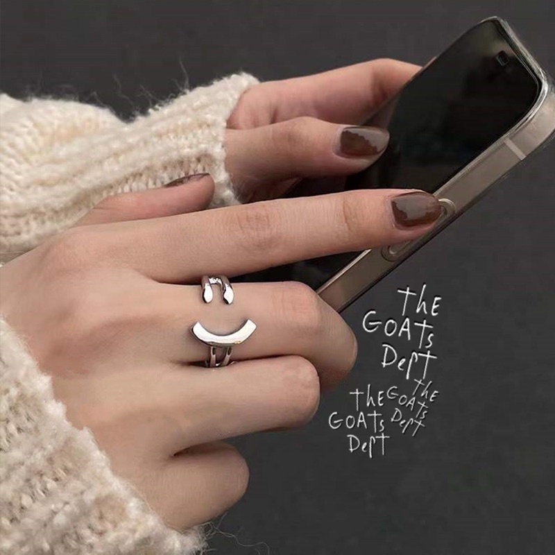 Jual Smile Air Ring By The Goats Dept / tgd549 Cincin Senyum Smiley ...