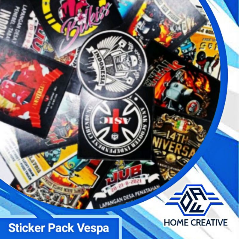 Jual stiker event vespa/stiker acara vespa/stiker vespa/stiker jambore ...
