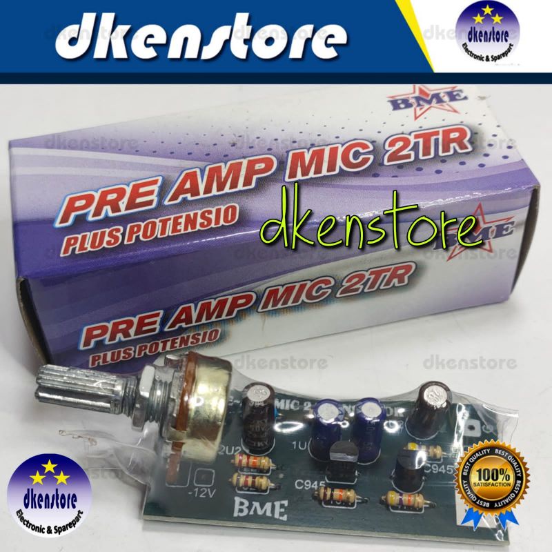 Jual Pre Amp Mic 2TR plus potensio Preamp Mik 12v | Shopee Indonesia