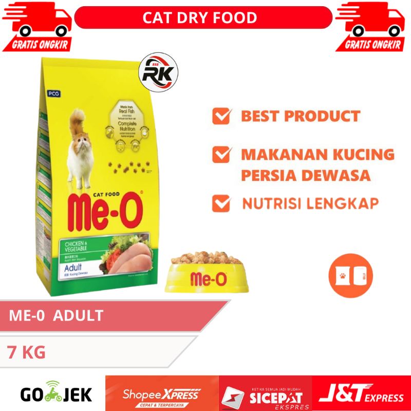 Jual ME-O CHICKEN AND VEGETABLE 7KG | Meo Adult | Makanan Kucing Dewasa ...