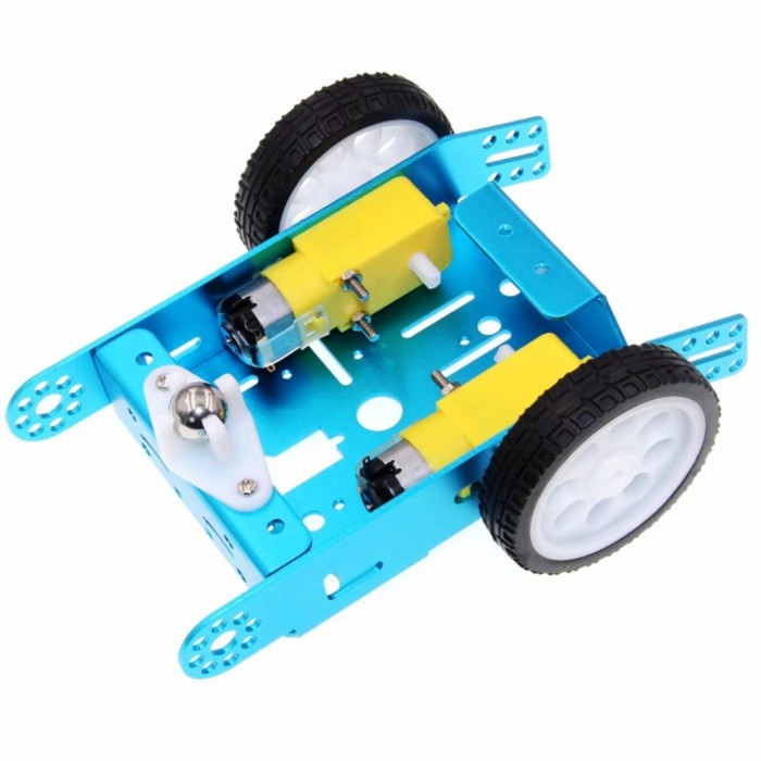 Jual Chasis Aluminum Robot Smart Car Arduino 2WD | Shopee Indonesia