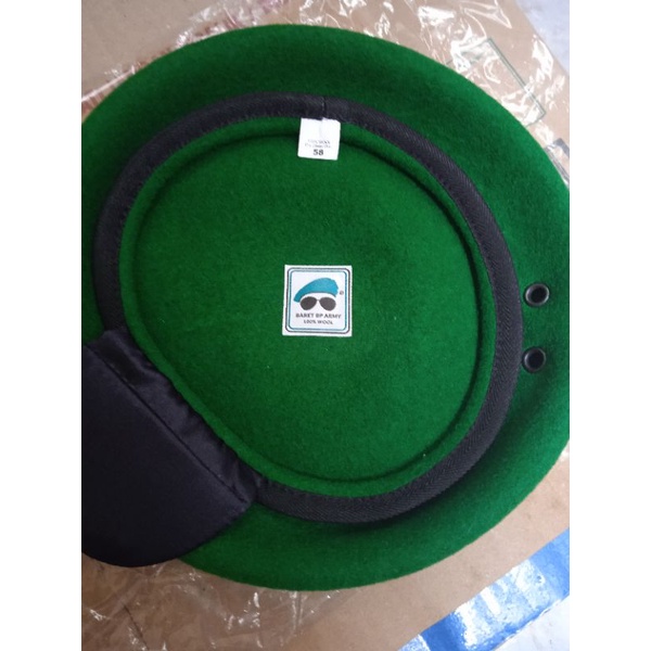 Jual baret hijau infanteri suad zeni hub kacamata | Shopee Indonesia