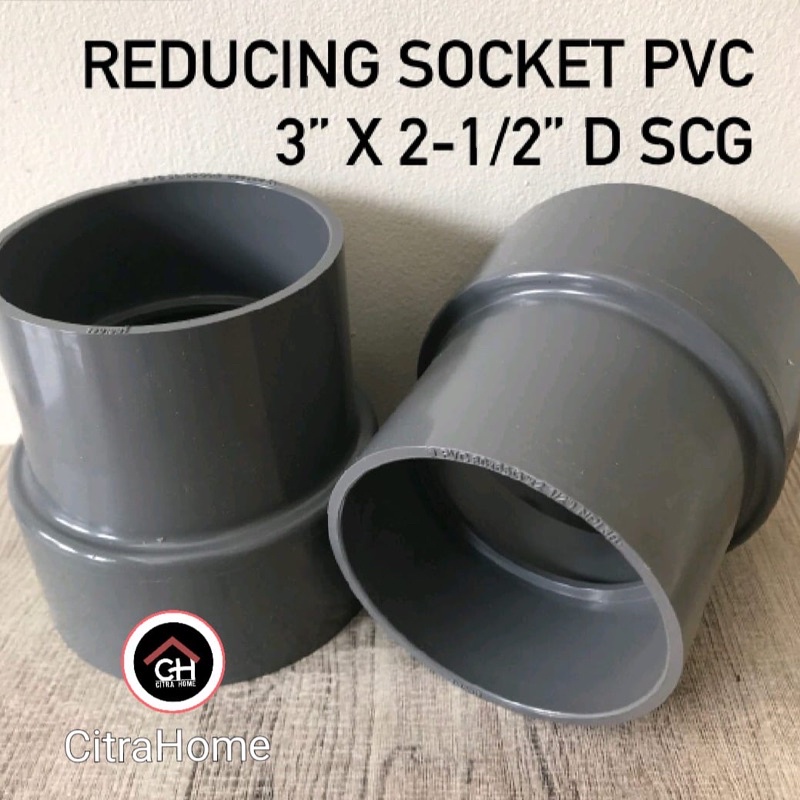 Jual Reducing Socket /Verlop Sok PVC 3”x2.1/2” D SCG | Shopee Indonesia