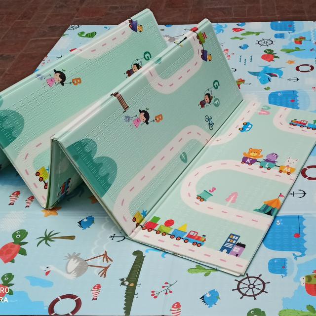 Jual Playmat Size Playmate Baby Matras Lipat 200x180 Karakter Lucu ...