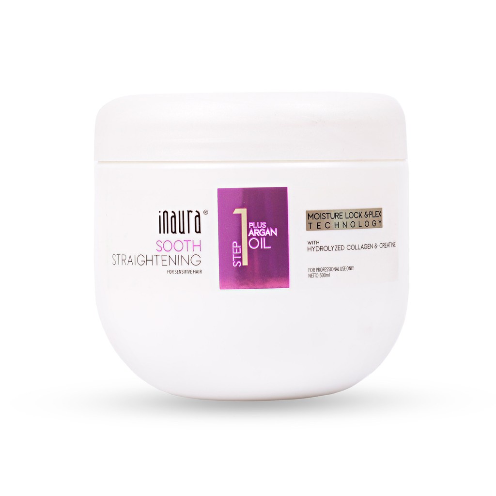 Jual INAURA Smoothing Soleha With Plex Step 1 Sooth Straightening 500ml ...