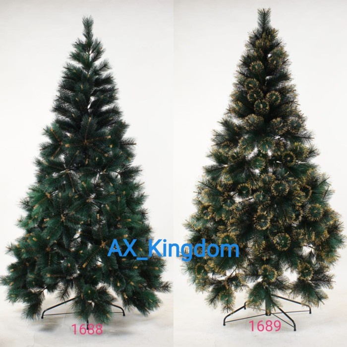 Jual POHON NATAL/CHRISTMAS TREE UKURAN 2FT(60CM) TYPE 1688 ATAU 1689 ...